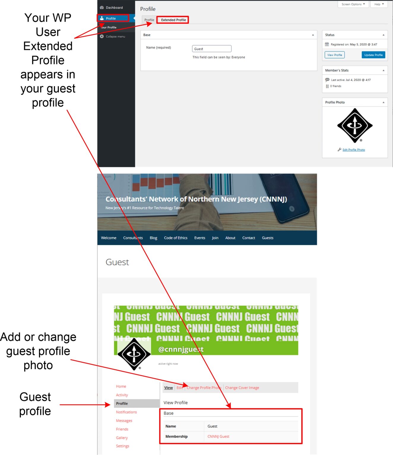 Member and Guest Profile Profile Pages - Consultants' Network of ...